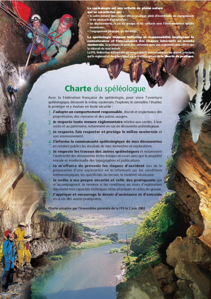 Charte du Spéléologue - CDS46